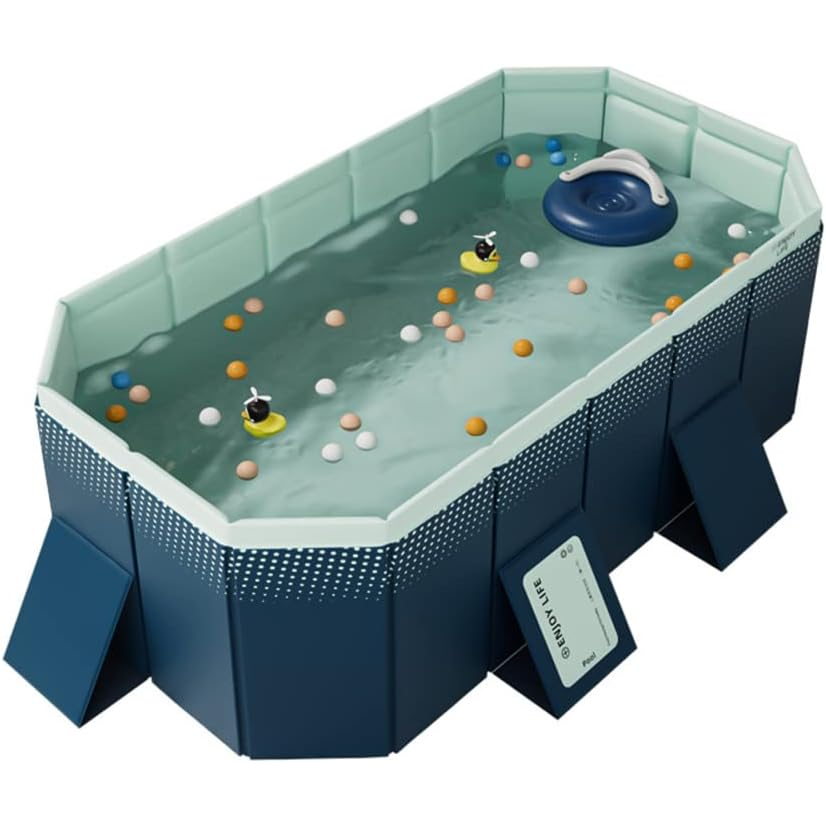 Foldable PVC Swimming Pool Hard Plastic Shell Portable Swimming Pool ...