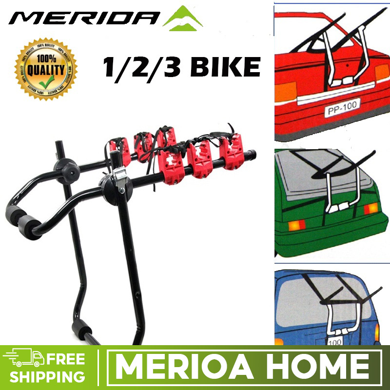 Merida Car Bike Rack Can Hang Three Bicycles Trunk Car Rear Rack Home ...