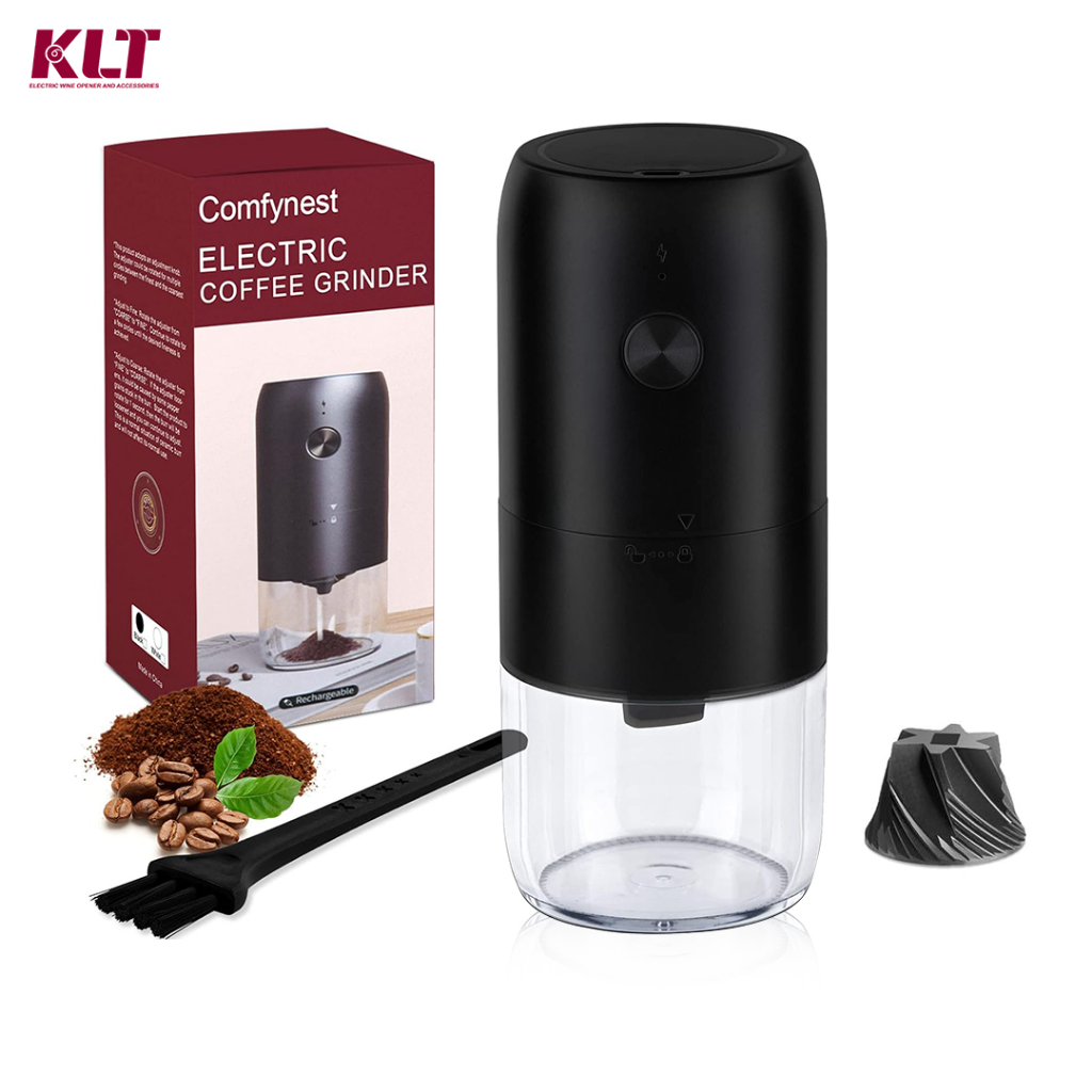 CLITON Electric Coffee Grinder Adjustable with 5 Precise Grind Setting ...