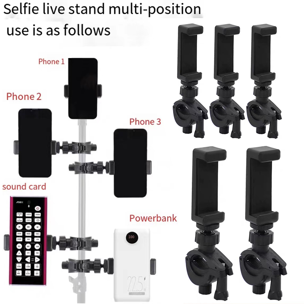 Cell Phone Live Stands Tripod Accessories Cell Phone Clips Host Multi ...