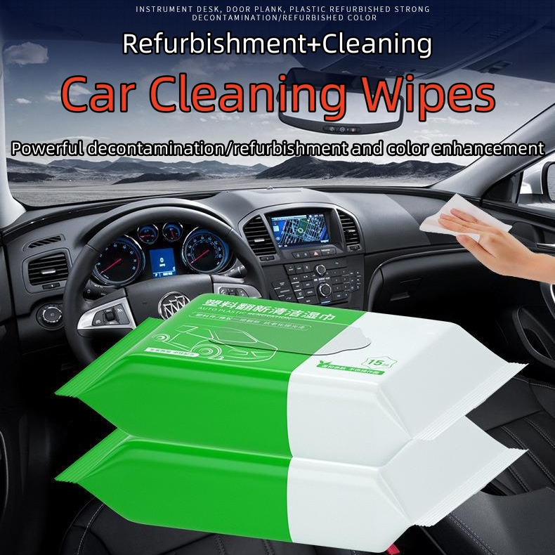Car Cleaning Wipes Plastic Refurbishment Cleaning Wipes Refurbishment ...