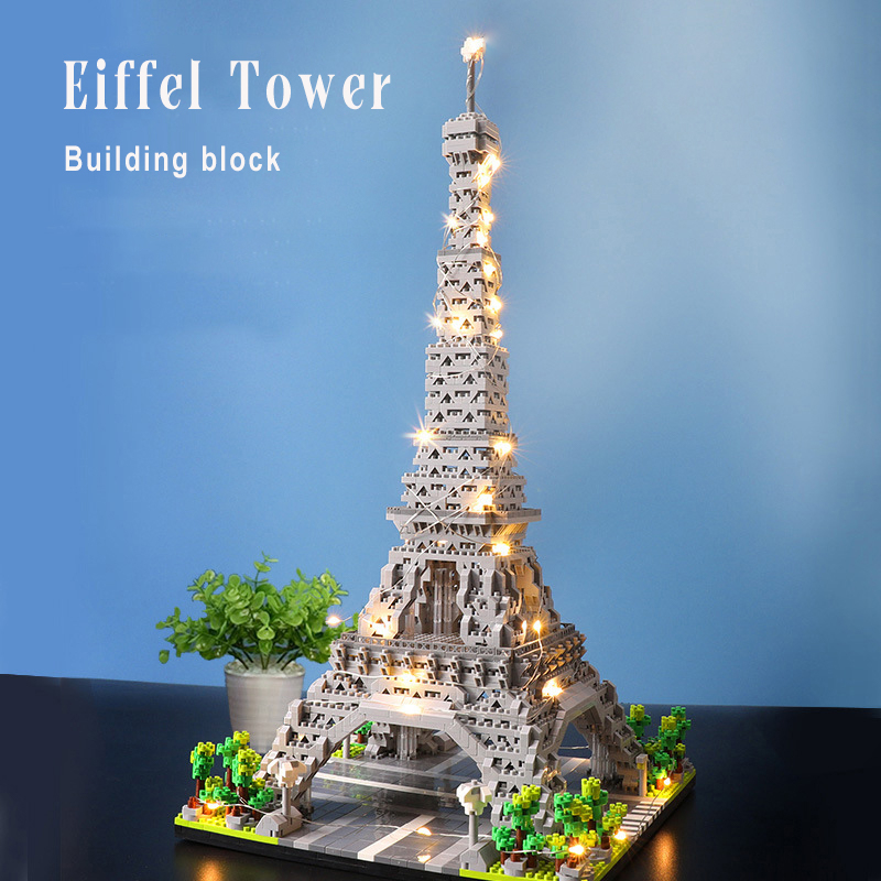 Eiffel Tower Building Blocks Kits,Build your own architectural collection,Education STEM Toys ...