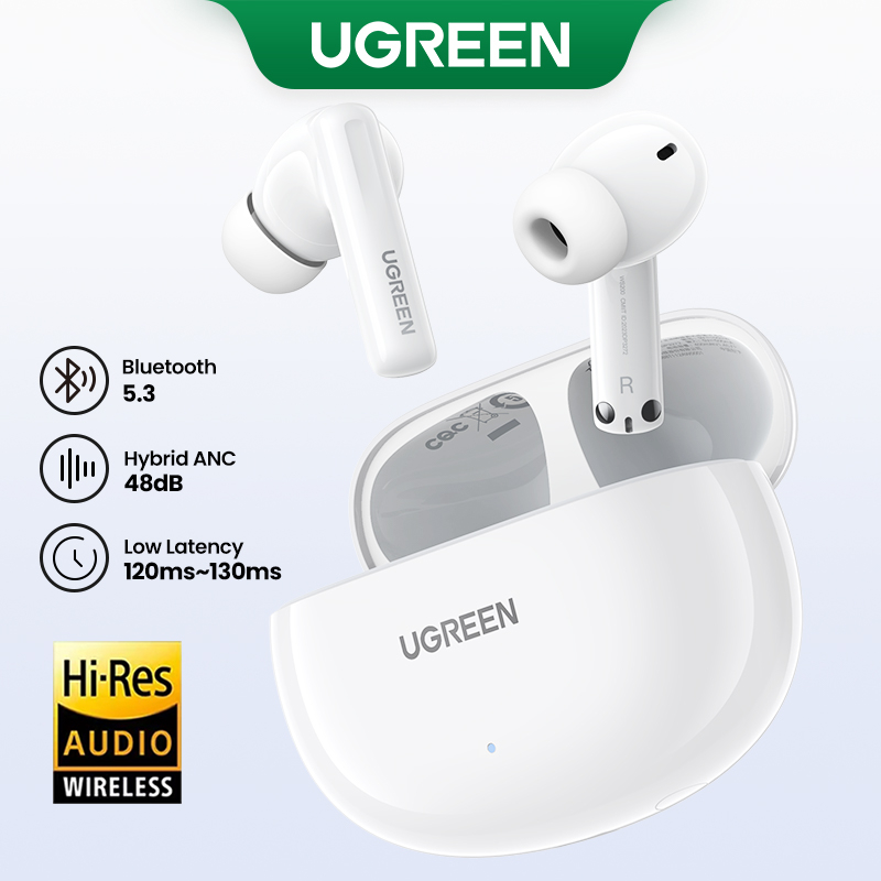 UGREEN Hitune T6 ANC TWS Wireless Earbuds Active Noise Cancellation ...