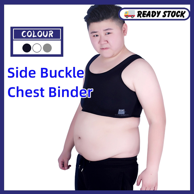 Plus Size Chest Binder Breast Binder Non Bandage Super Flat Hook Buckle ...