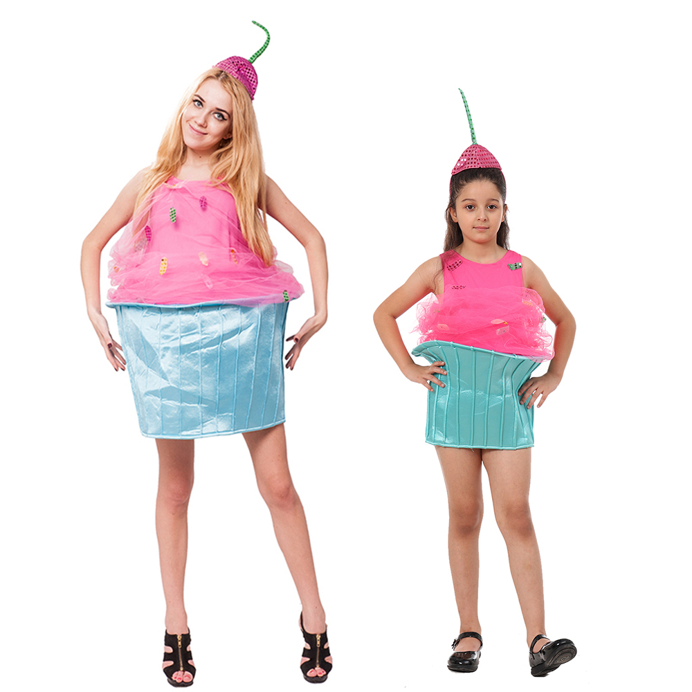 Fast Delivery Kids Cute Cupcake Costume Halloween Girls Delicious ...