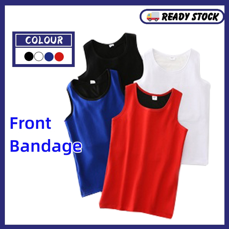 Front Bandage Singlet Thick Fluff Long Chest Binder Shapewear Tomboy ...