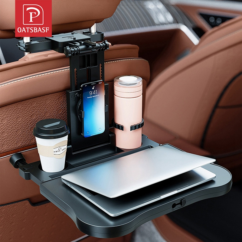 OATSBASF Car Rear Seat Small Table,Foldable Car Laptop Stand,Car Office ...