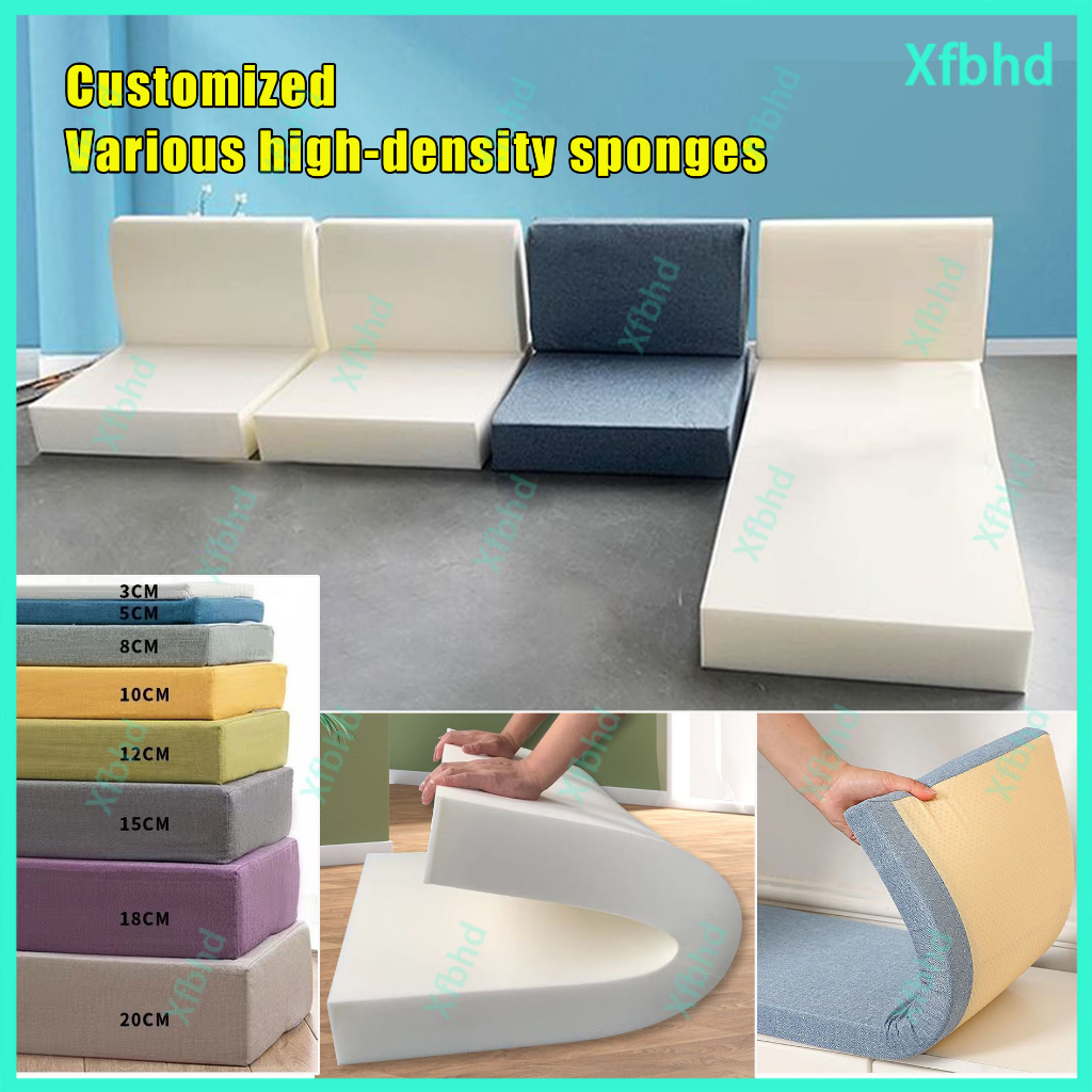 Foam sofa cushion Customizable 50D/35D/60D High Density Sponge Mat Sofa ...