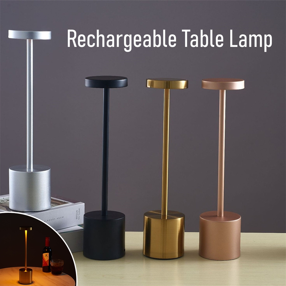 Rechargeable Table Lamp Wireless Touch Sensor Desk LED Light for ...