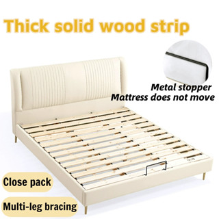 【Ecological skin】Bed frame sofa bed single bed frame bed storage bed ...