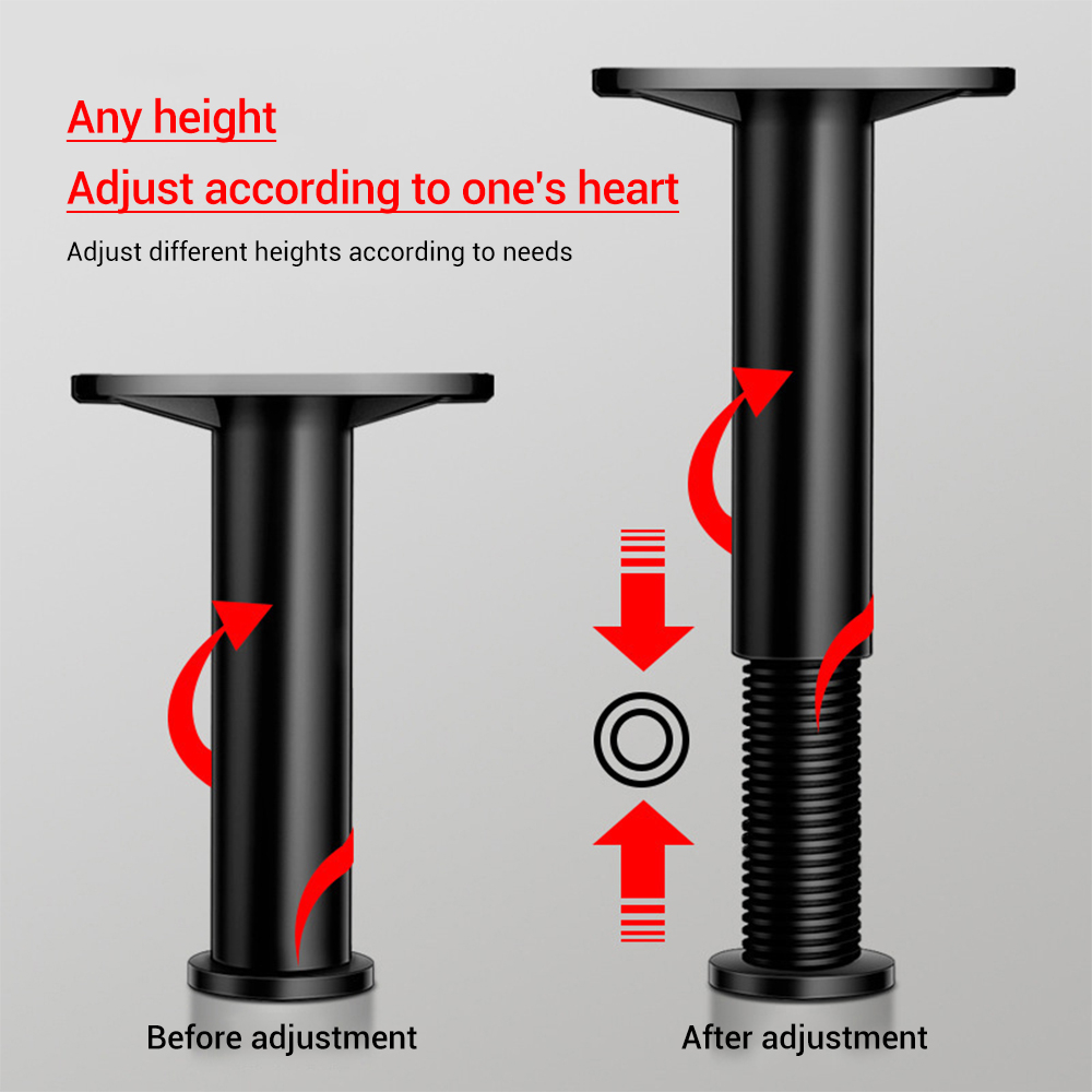 Telescopic Adjustable Bed Leg Beam Support Foot Reinforced Retractable ...