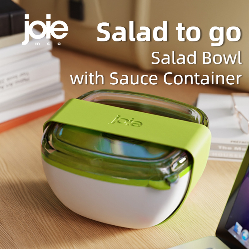 joie Salad To Go Salad Box With Sauce Container Lunch Box Camping Fruit ...