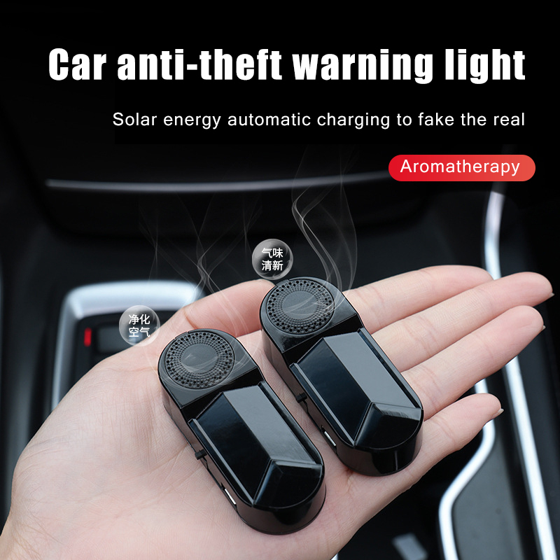 Car solar anti-theft car simulation immobilizer alarm LED warning ...