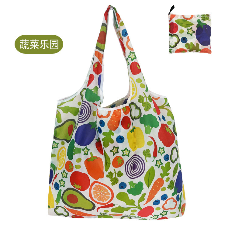 Foldable Shopping Bag Environmental Recyclable Grocery Bag Travel Tote ...