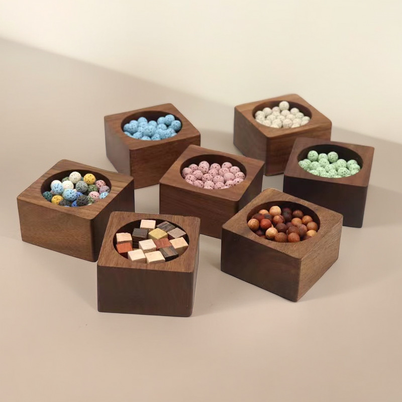 Essential Oil Aroma Diffuser Wood/Volcano stone/ Aromatherapy Indoor ...