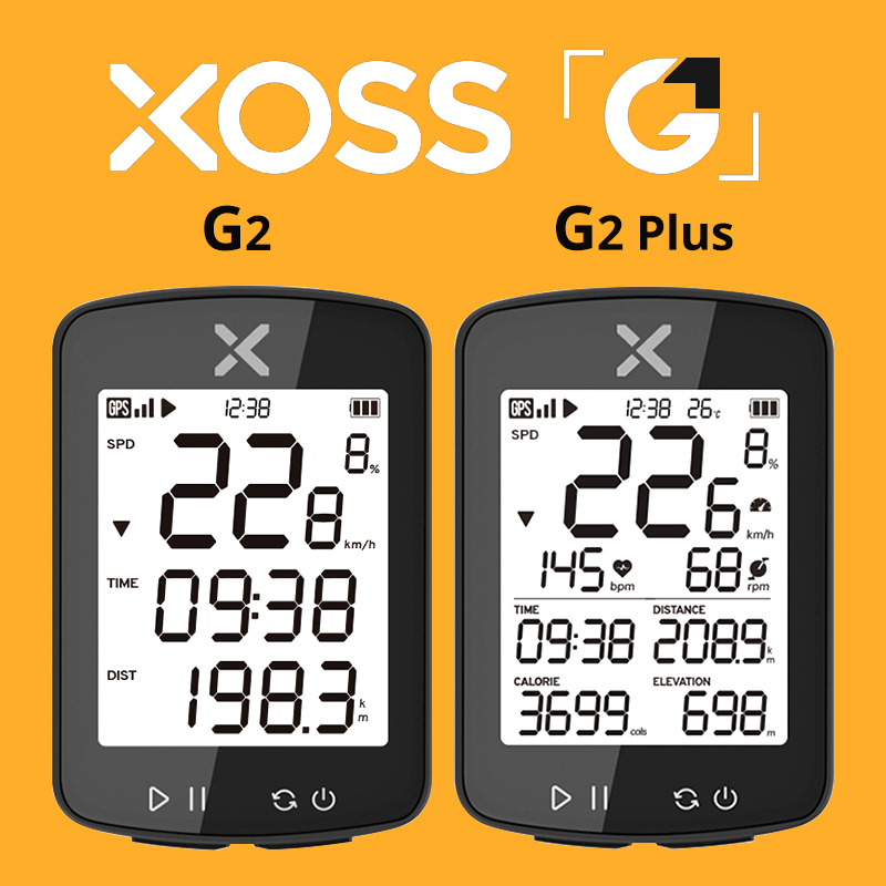 XOSS G2+ Bike Computer Wireless GPS Cycling Speedometer Waterproof ...