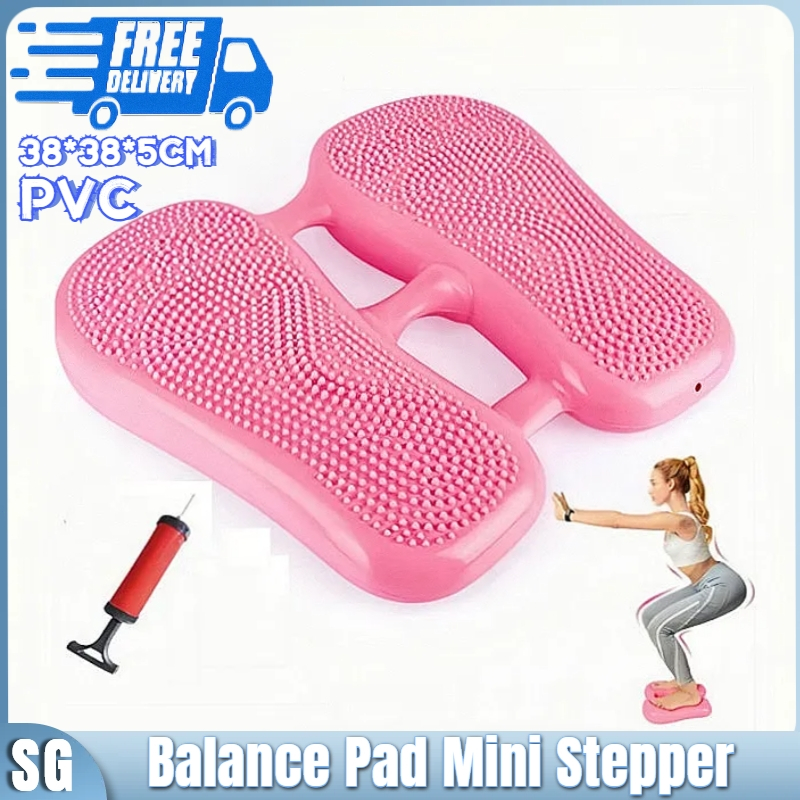 Pink InflatableMini Yoga Fitness Aerobic Exercise Foot Massage Squat ...