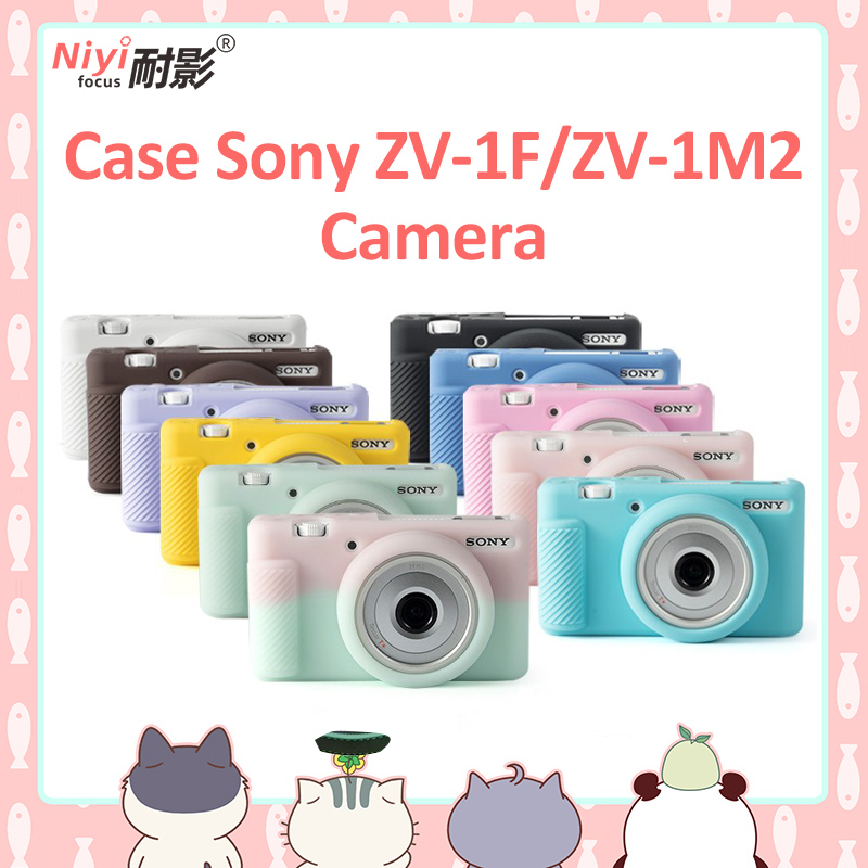 Soft Silicone Rubber Camera Case Armor Skin DSLR bag Cover For Sony ZV ...