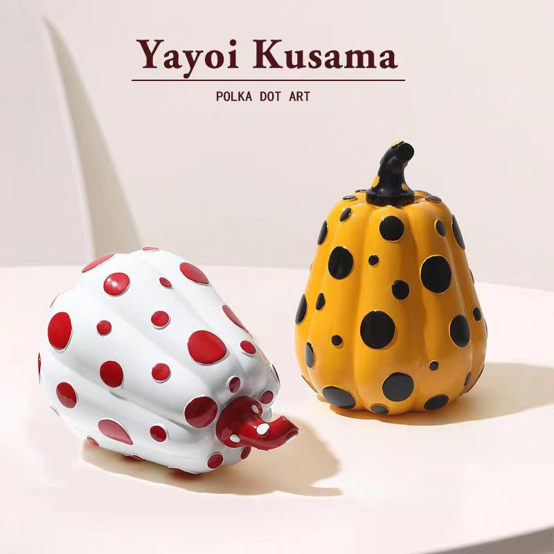 Yayoi Kusama Polka Dot Pumpkin Art Ornaments Living Room Center Table ...