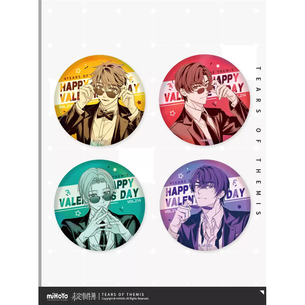 Tears of Themis Official Merch miHoYo RQJD Series Badge Marius von ...