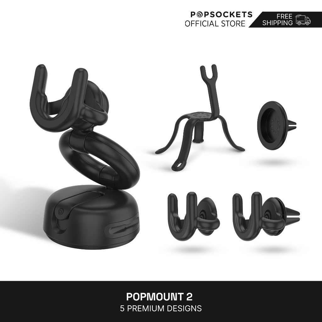 PopSockets PopMount 2 - The Premium Phone Mount | Shopee Singapore