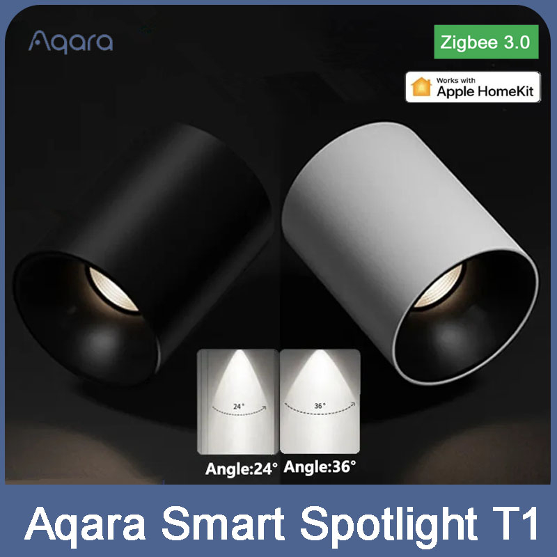 Aqara Smart Spotlight T1 Zigbee 3.0 Dimming Round Light 10W Beam Angle ...