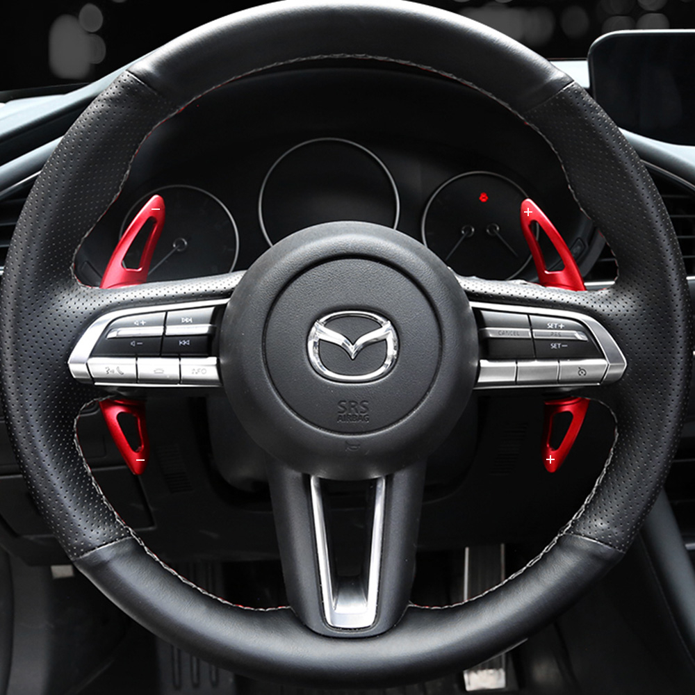 Car Steering Wheel DSG Shift Paddle Extend Shifter Stickers Mazda 3 ...