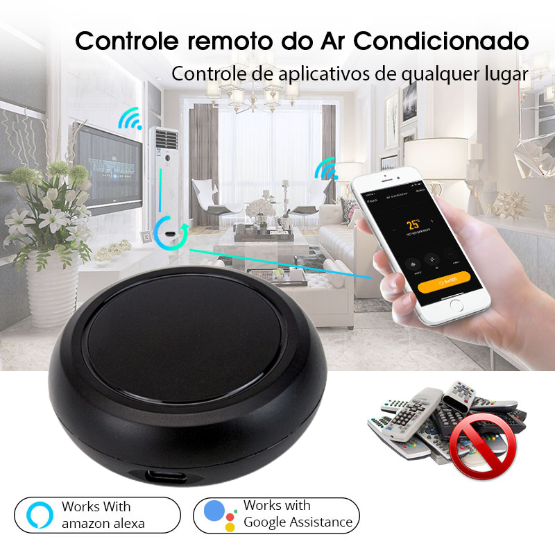 WiFi IR Control Hub Wireless Remote Control Via Smart Life Tuya APP ...