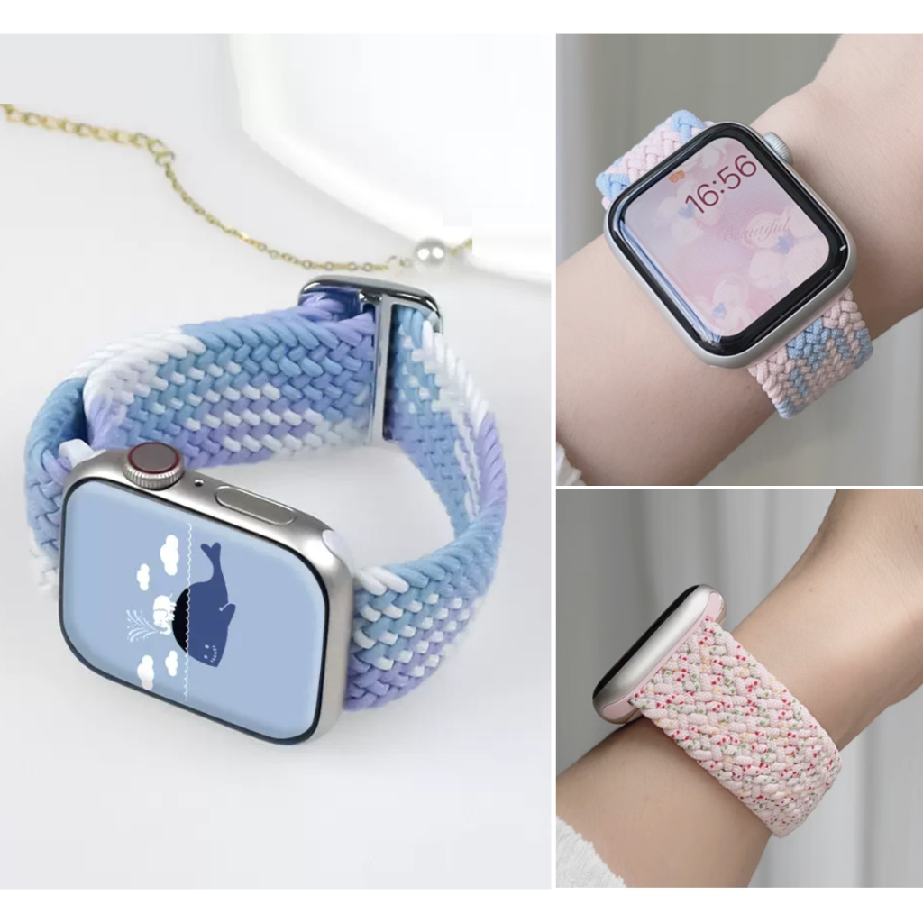 New Color Braided i watch Strap Compatible For Watch Series 10, Series ...
