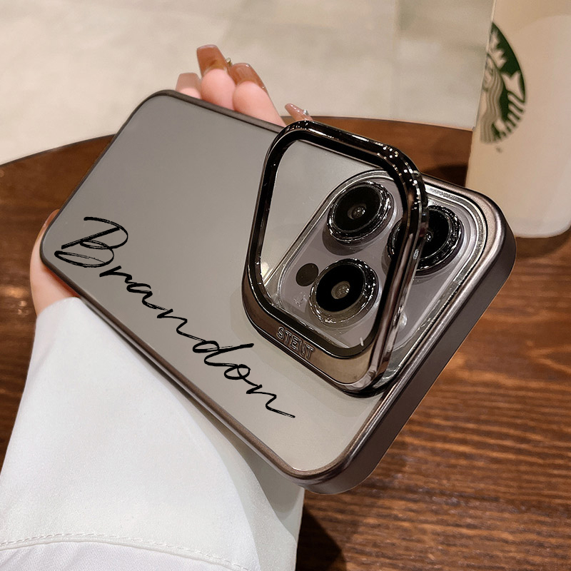 New custom name bracket integrated phone case suitable for iphone 15 ...