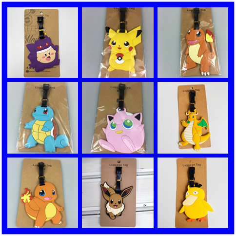 Pikachu Il Donkey Fat Ding Poké Ball Charizard Luggage Tag Boarding ...