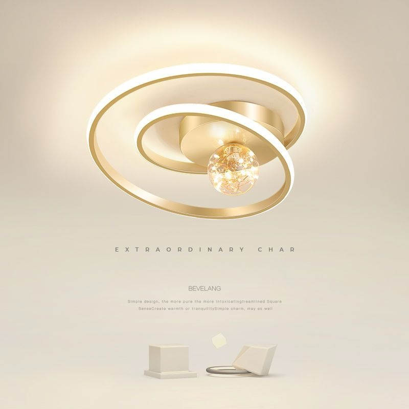 [Ready stock]Nordic Ceiling Light Bedroom Center Light Ceiling Tri ...