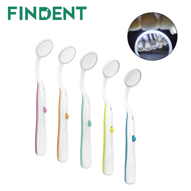 1 Pieces Dental Mouth Mirror with Light Oral Mirror LED Teeth ...
