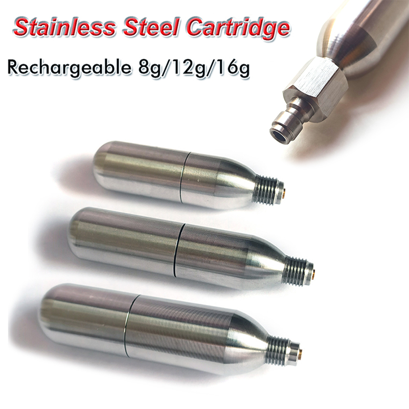 Refillable Co2 Cartridge Fast Charging kit for 8g 12g 16g Recycle ...