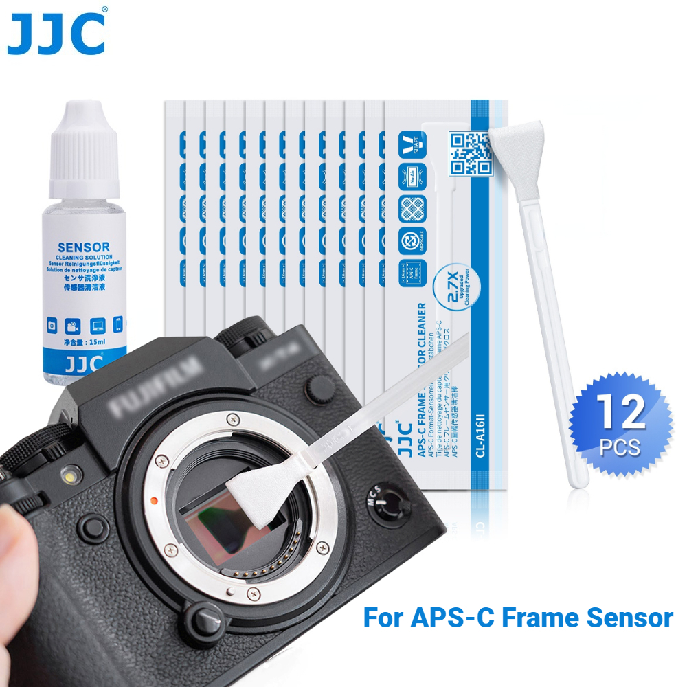 JJC CL-A16K2 APS-C Frame Sensor Cleaning Swab Cleaner CCD CMOS Cleaning ...