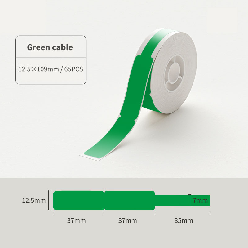 NIIMBOT D11/D110 Cable Label Paper Data Line Identification Fiber Wire ...
