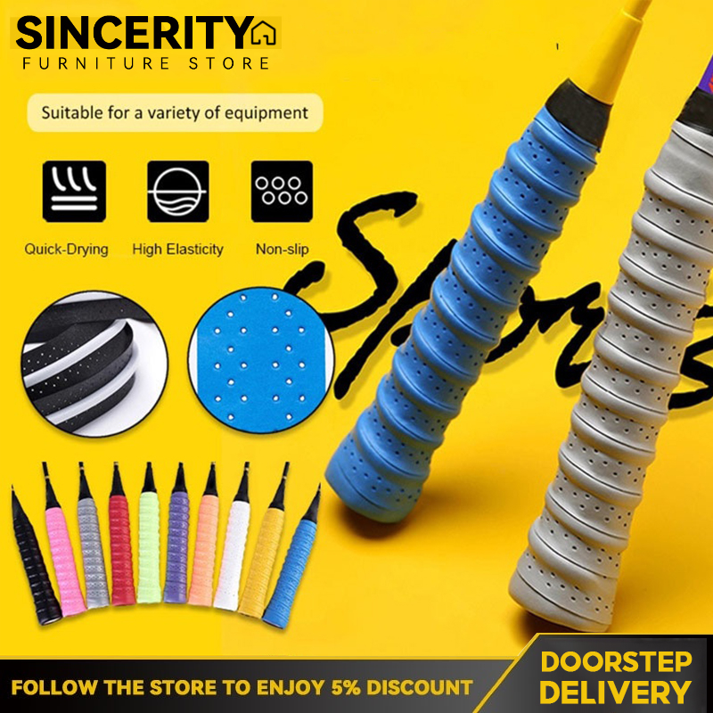 [SG]Good Quality Multi-use Badminton Grip Anti-Slip Absorb Sweat Racket ...
