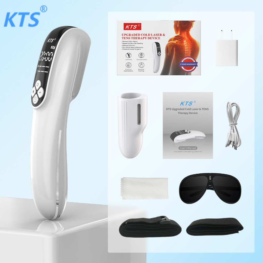 【Upgrade】KTS Upgraded Cold Laser & TENS Therapy Device，2-in-1 Treatment ...