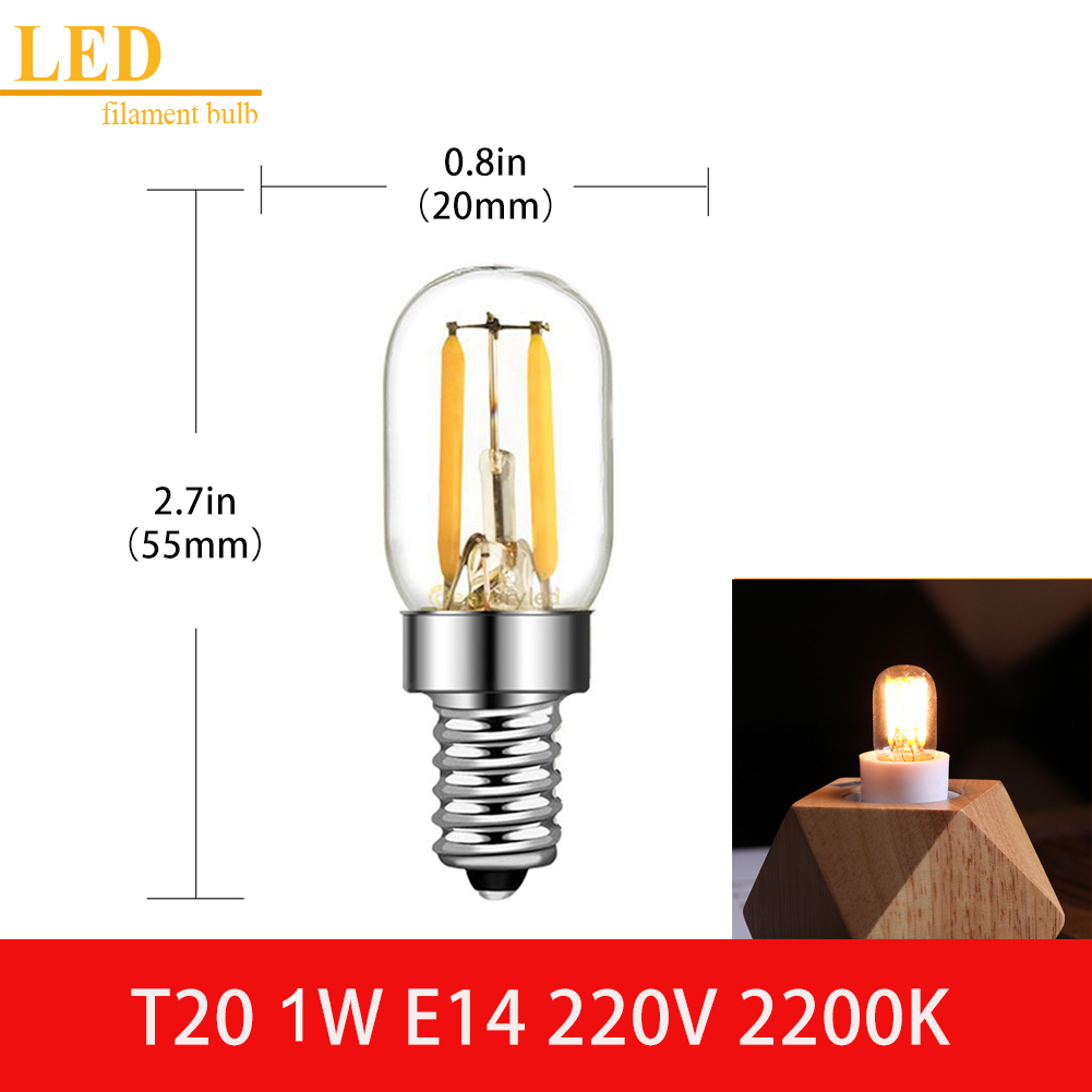 E12 E14 E27 LED Edison Bulbs 1W 2W 3W 4W 6W 8W House Decoration Bulb C7 ...