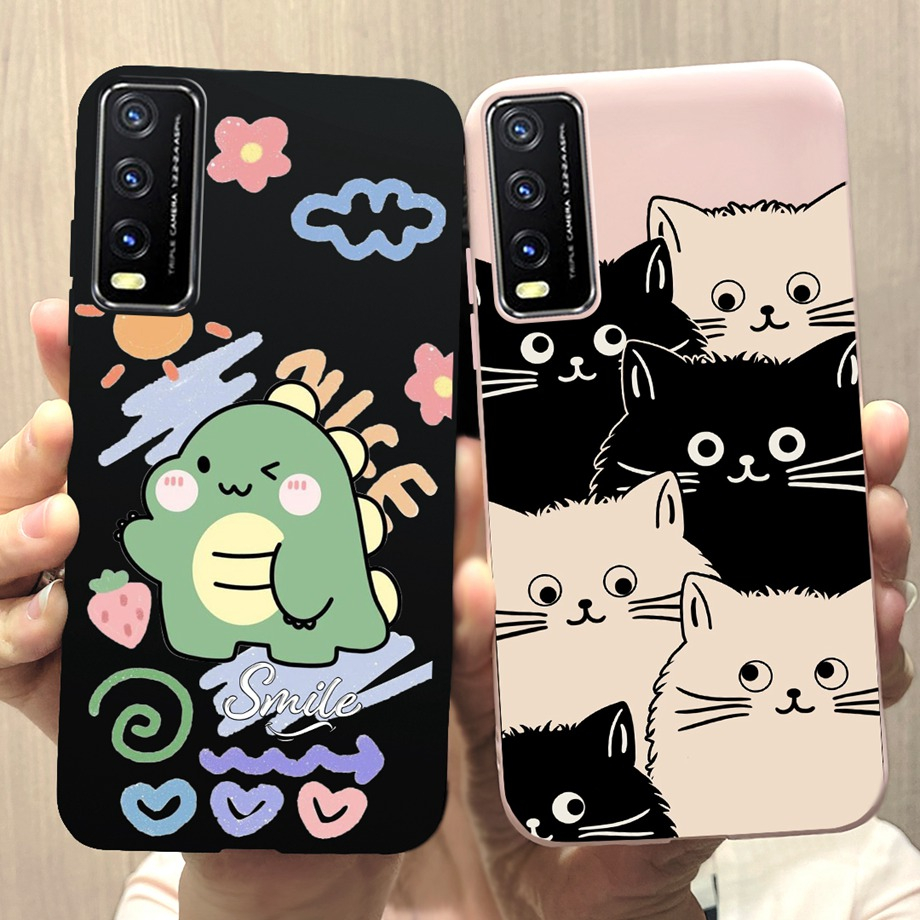 Vivo Y20 Y20i Y20A Y20 2021 Y12S Y20 G Case Matte Newest Soft Silicone ...