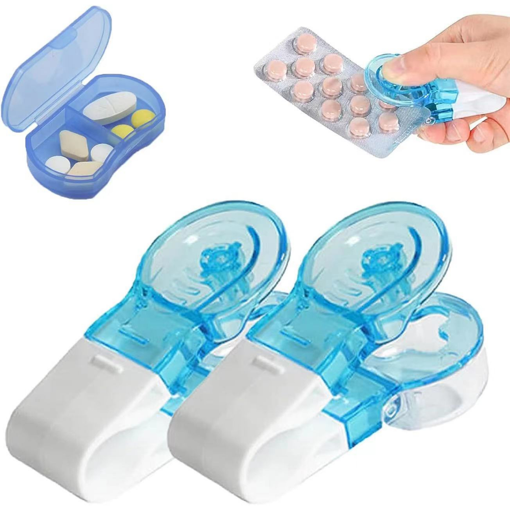 Portable Pill Taker Remover Dustproof Pill Box Opener Mini Pill ...