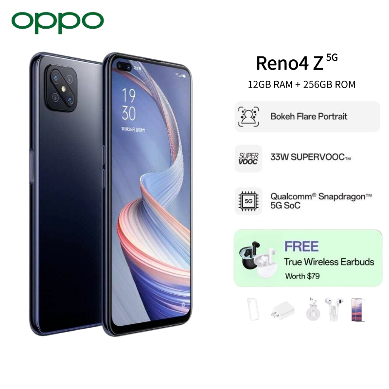 OPPO Reno 4Z 5G 12GB RAM+256GB ROM | 6.57 inch HD Display | 60 MP REAL ...