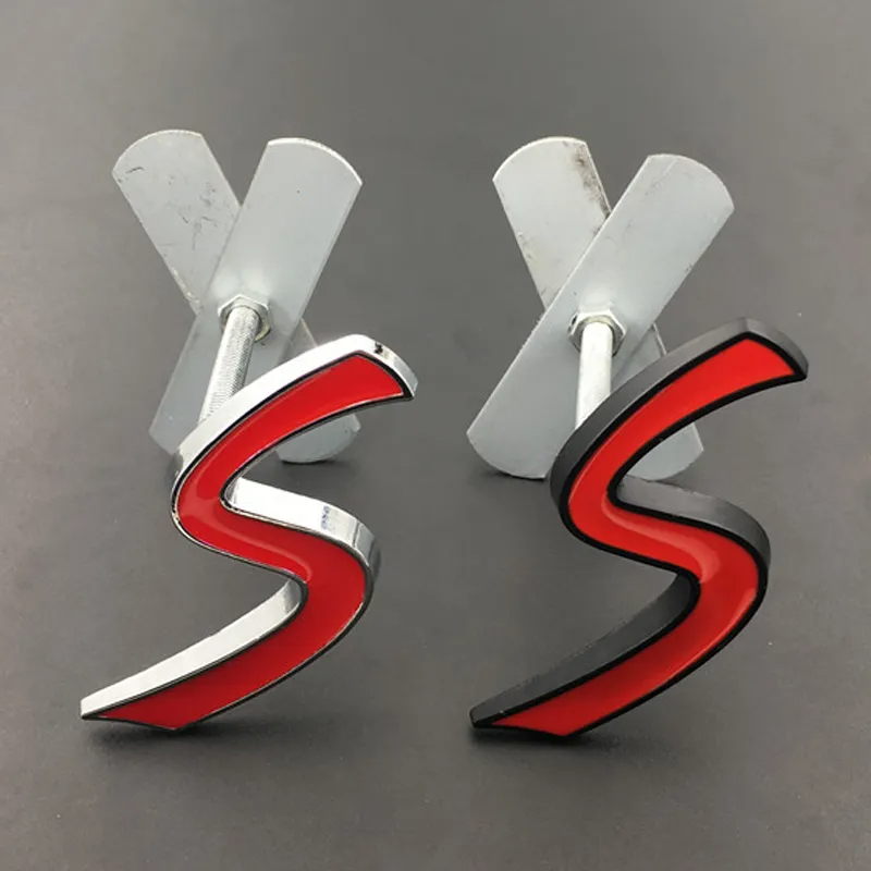 3D Metal Letters Car Front Grill Badge Sticker Mini Cooper S Emblem ...