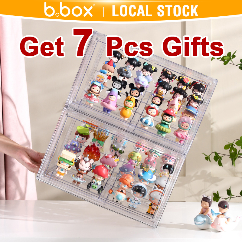 Popmart Display Box Acrylic Display Case Figurine Clear Display Box ...