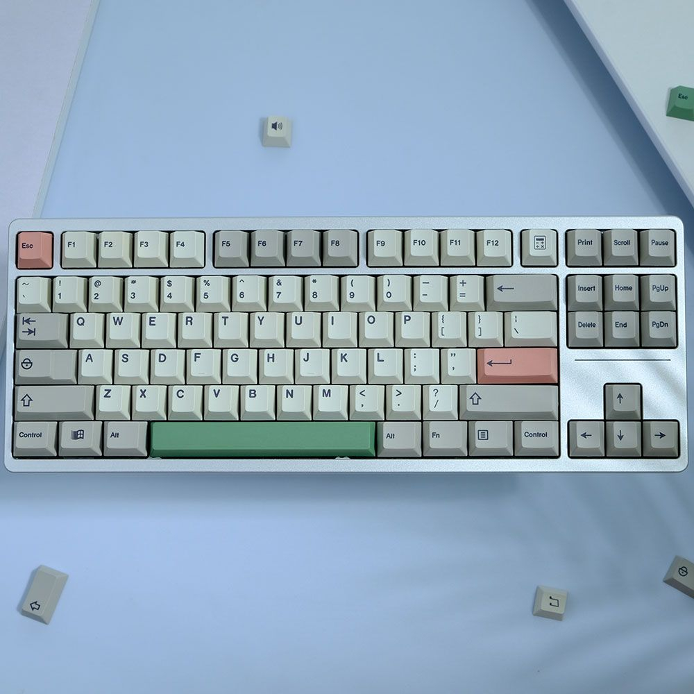 140 Keys 9009 Retro Keycap Set PBT Dye-Sub Cherry Profile Mechanical ...