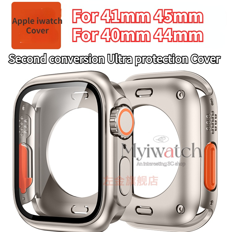Full coverage watch case for Apple iwatch 45mm 41mm 44mm 40mm ...