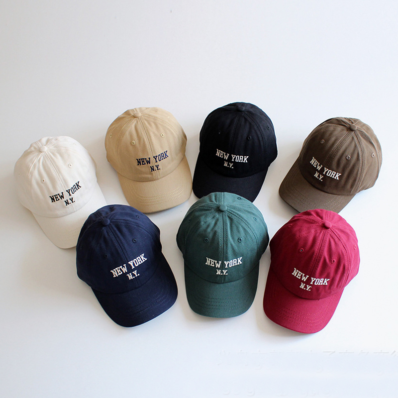 Children's fashion letter cap boys and girls personality embroidered ...