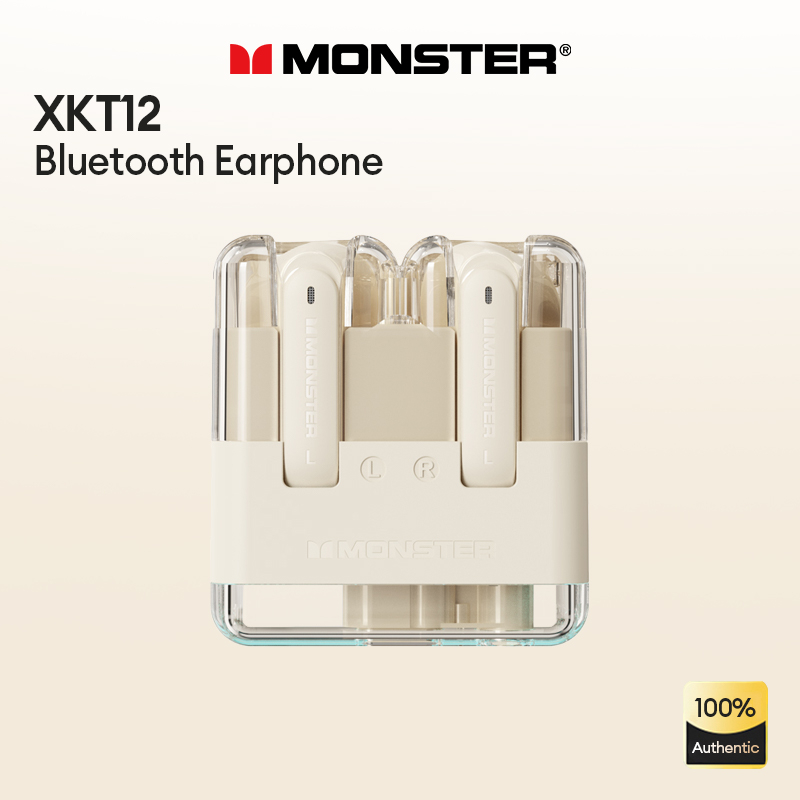 Monster XKT12 True Wireless Bluetooth Earphone Smart Touch HIFI Sound ...