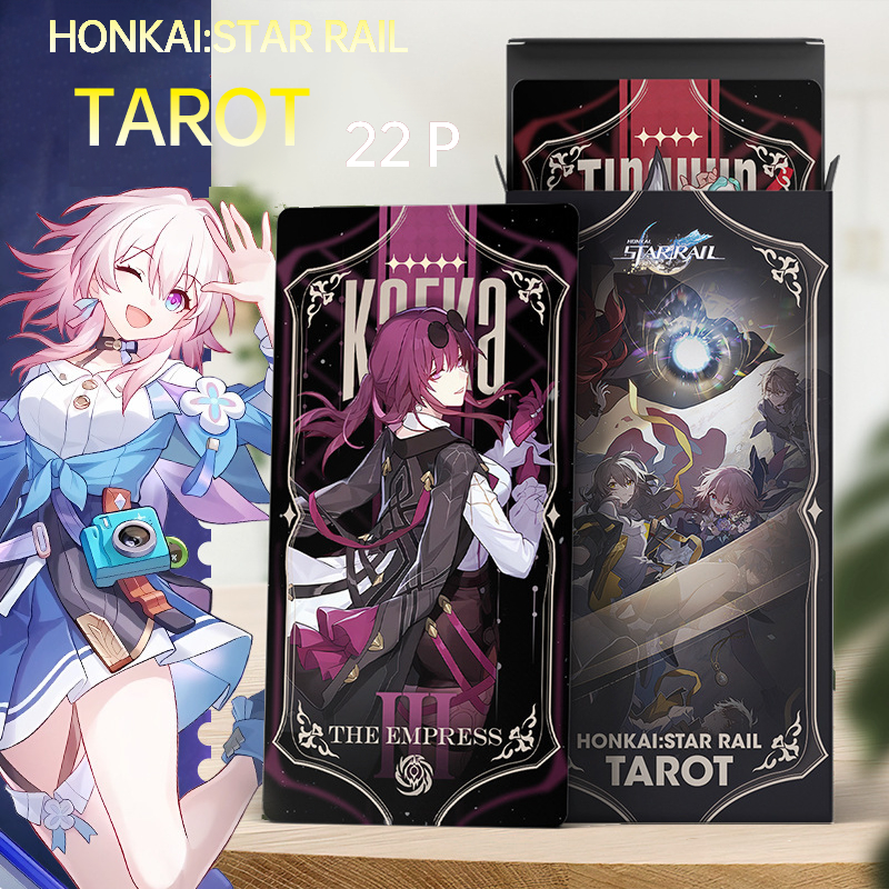 Honkai Star Rail Tarot Bronzing Cards 27 Kafka Yanqing Bronya DanHeng ...
