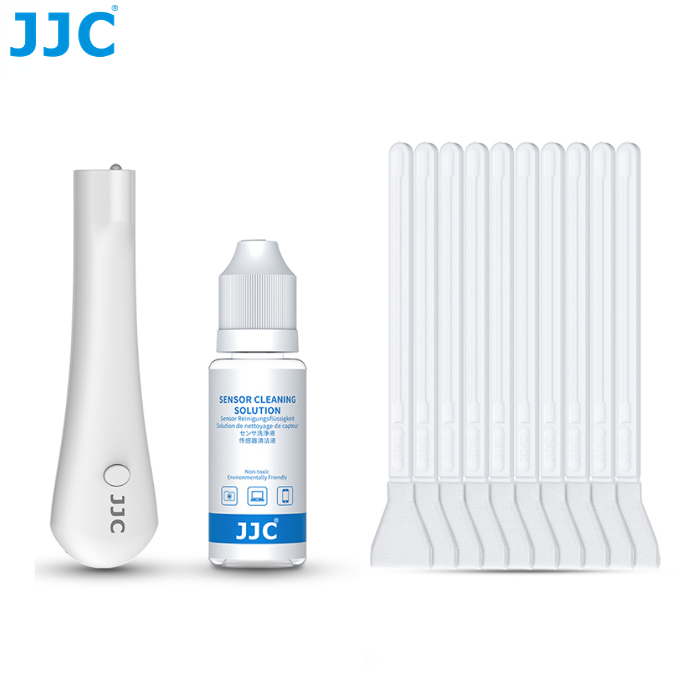 JJC APS-C Sensor Cleaning Kit Sensor Cleaning Solution CCD CMOS Swab with LED Lighting Handle ...